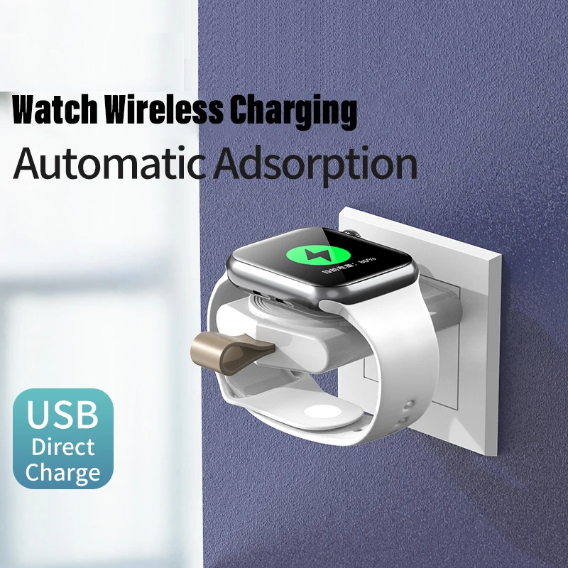 Portable Wireless Charger for iWatch. 8 7 6 5 4 3 2 1 SE i Ultra Dock ...