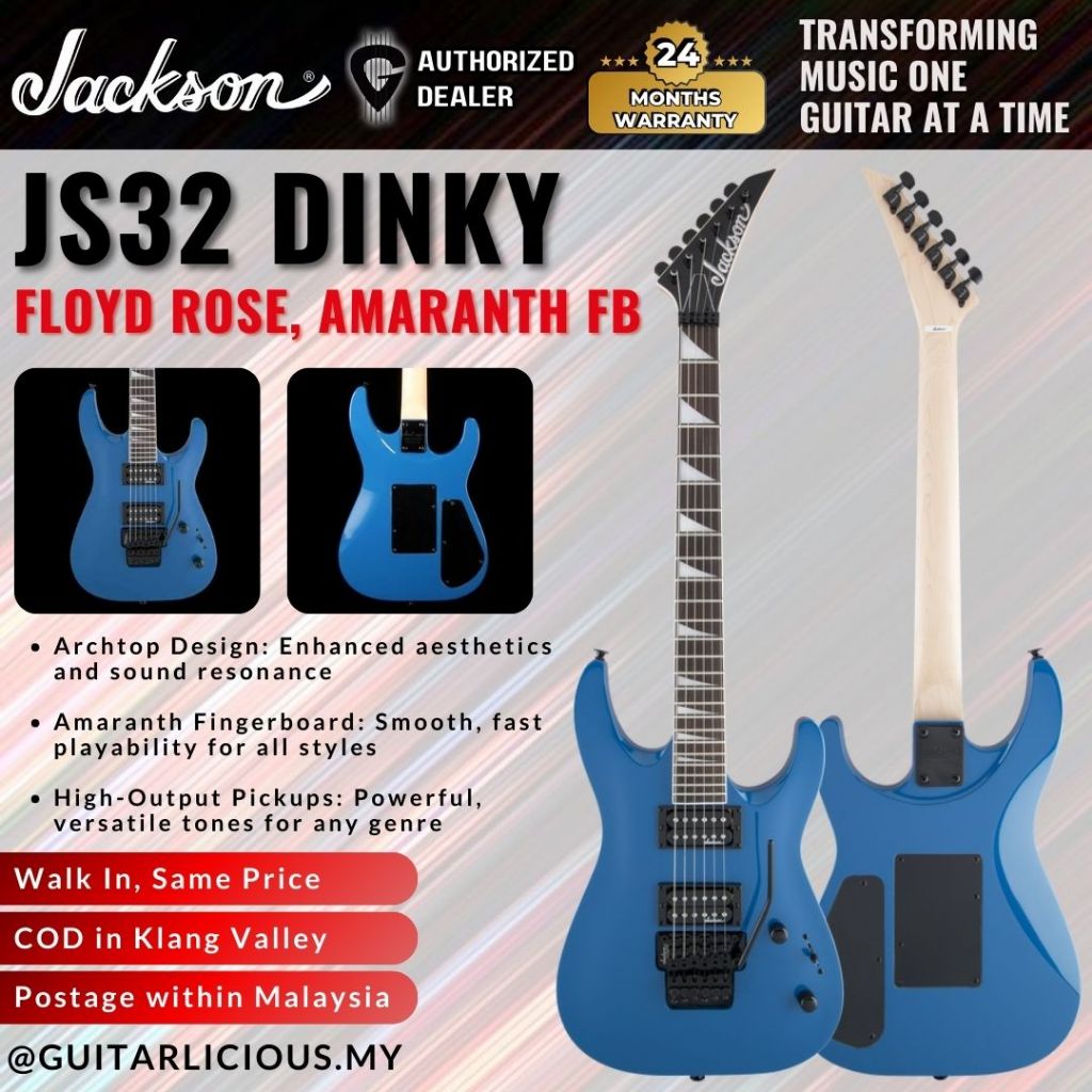 Jackson JS Series Dinky Archtop JS32 DKA Double Humbucker (HH) Floyd ...