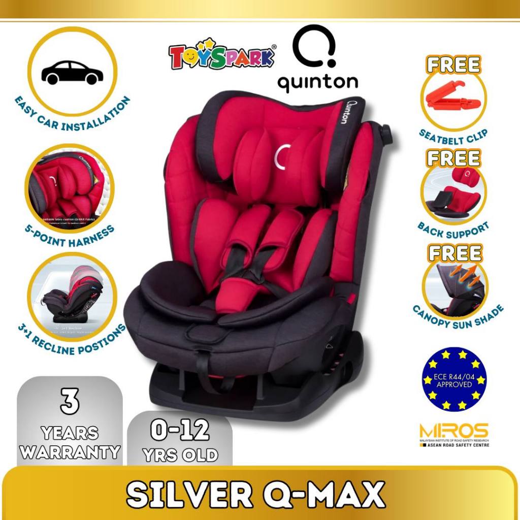 Quinton Silver Baby Car Seat | Shopee Malaysia