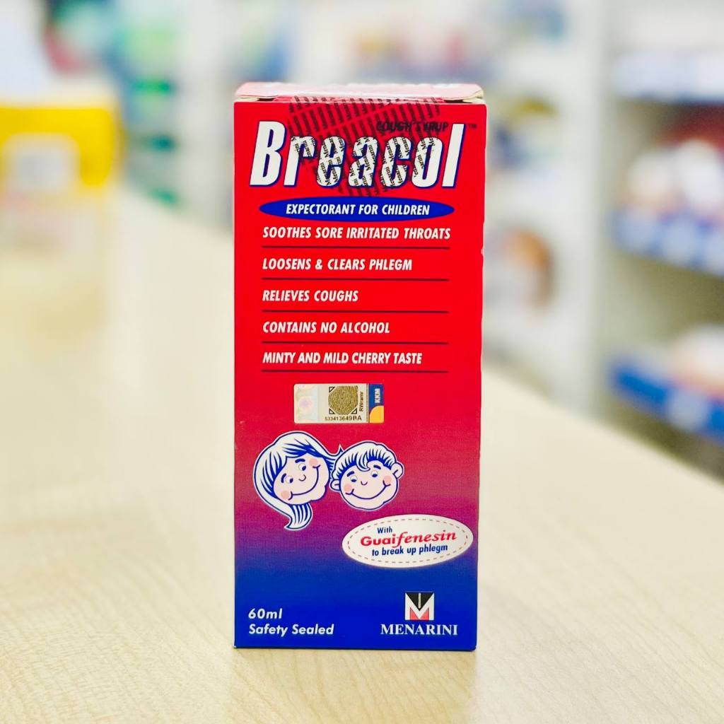 [Lulus KKM] Breacol Expectorant Cough Syrup for Children 60ml/Ubat ...
