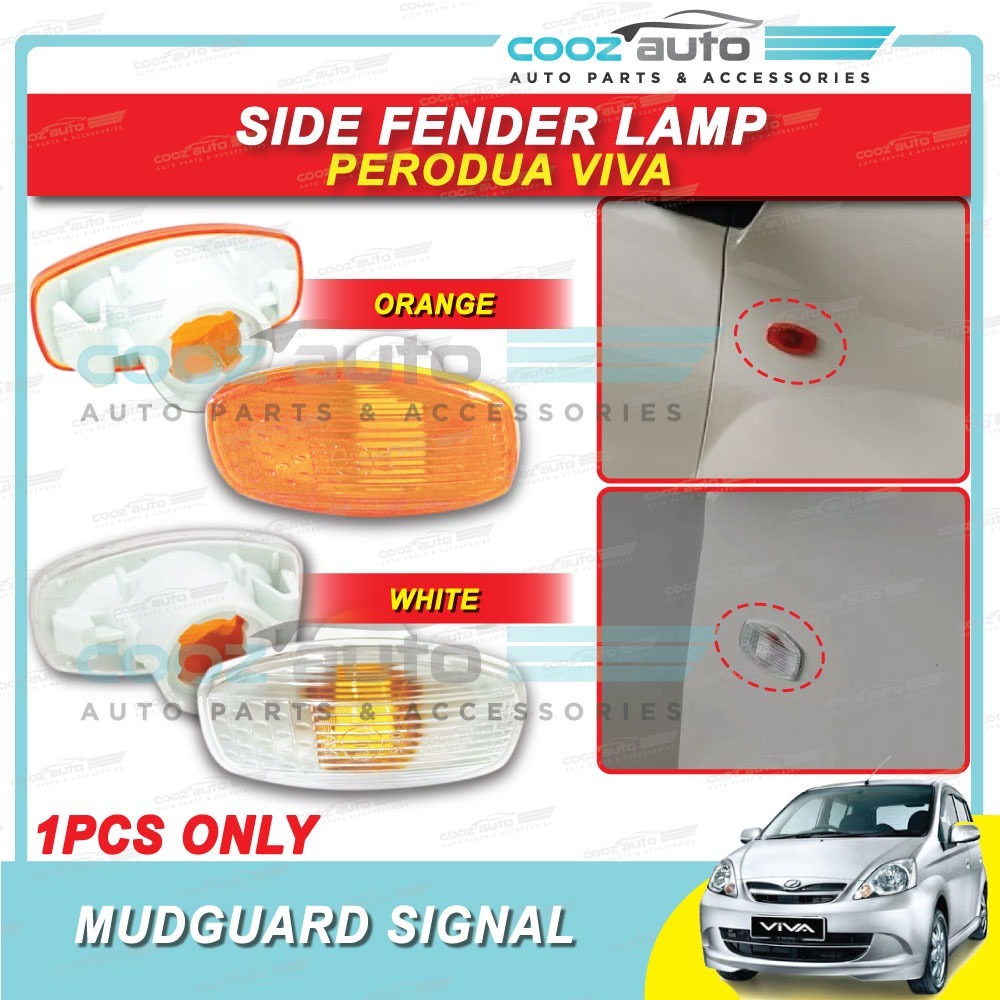 Perodua Viva Side Signal Fender Lamp Side Mudguard Turn Signal Lamp ...