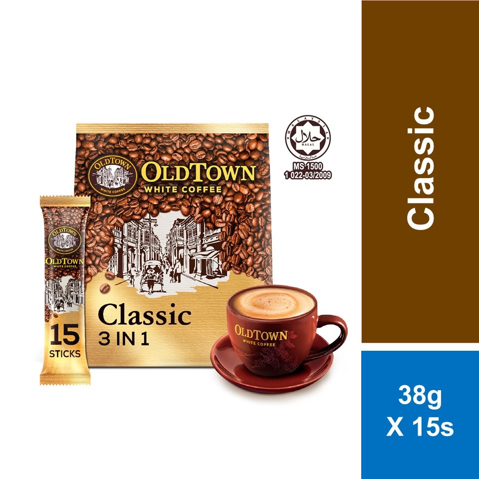 OLDTOWN Classic Instant Premix 3 In 1 White Coffee (38g x 15's) | Shopee Malaysia