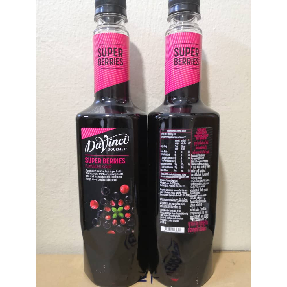 DaVinci Gourmet Forest Berries / SUPERBERRIES Syrup (750ml) EXP 31/07 ...