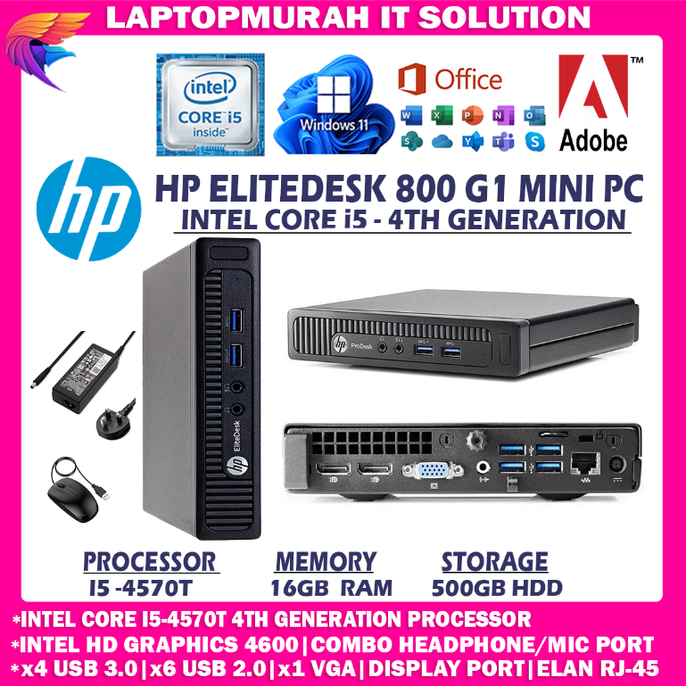 DELL / HP MINI PC / 7060 / 7040 / 3060 / 705 G4 / UP TO 32GB RAM / 16GB ...