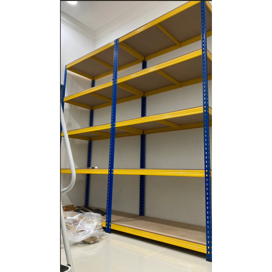 HEAVY DUTY RACK 250KGS / PERLEVEL 💛💙YELLOW BLUE💛💙 BOLTLESS RACK ...
