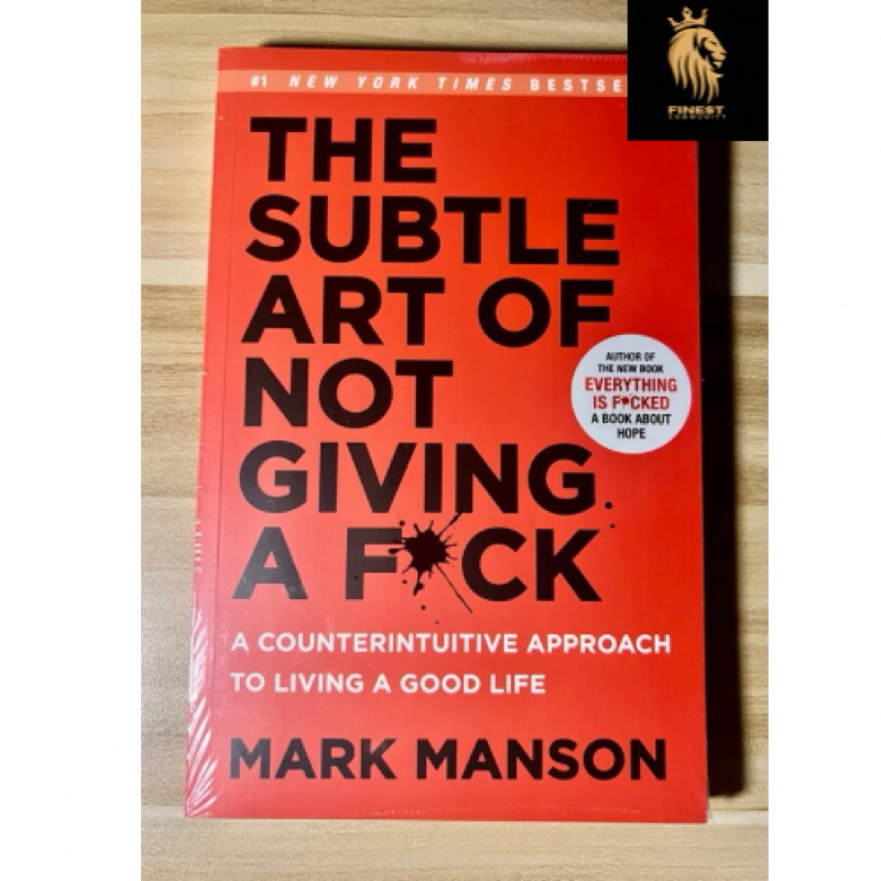 The Subtle Art of Not Giving a F*ck Book by Mark Manson | Shopee Malaysia