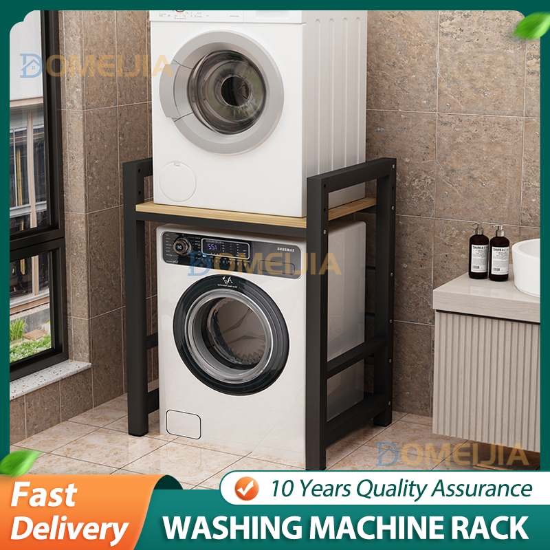 【Ready Stock】Roller Washing Machine Rack Balcony Laundry Storage ...