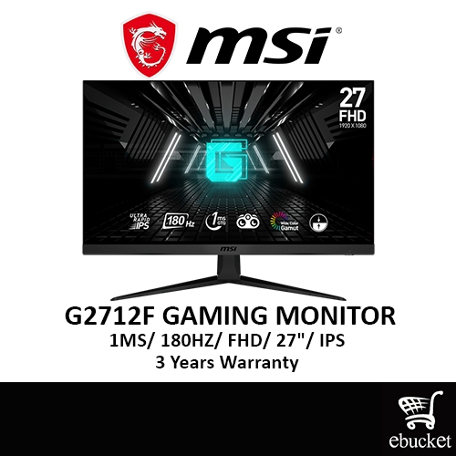 Msi Optix G2712F IPS Gaming Monitor (1MS 180HZ FHD/27"/IPS/HDMI/DP) | Shopee Malaysia
