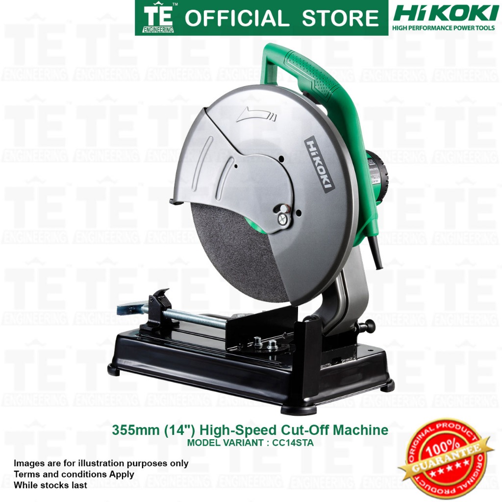 HiKOKI 355mm (14") High-Speed Cut-Off Machine (MODEL VARIANT : CC14STA ...