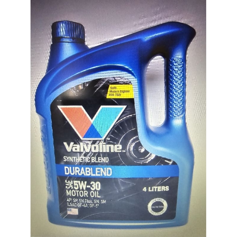 (VALVOLINE)5W30 SEMI SYNTHETIC DURABLEND ENGINE OIL(4LTR) 894330 ...