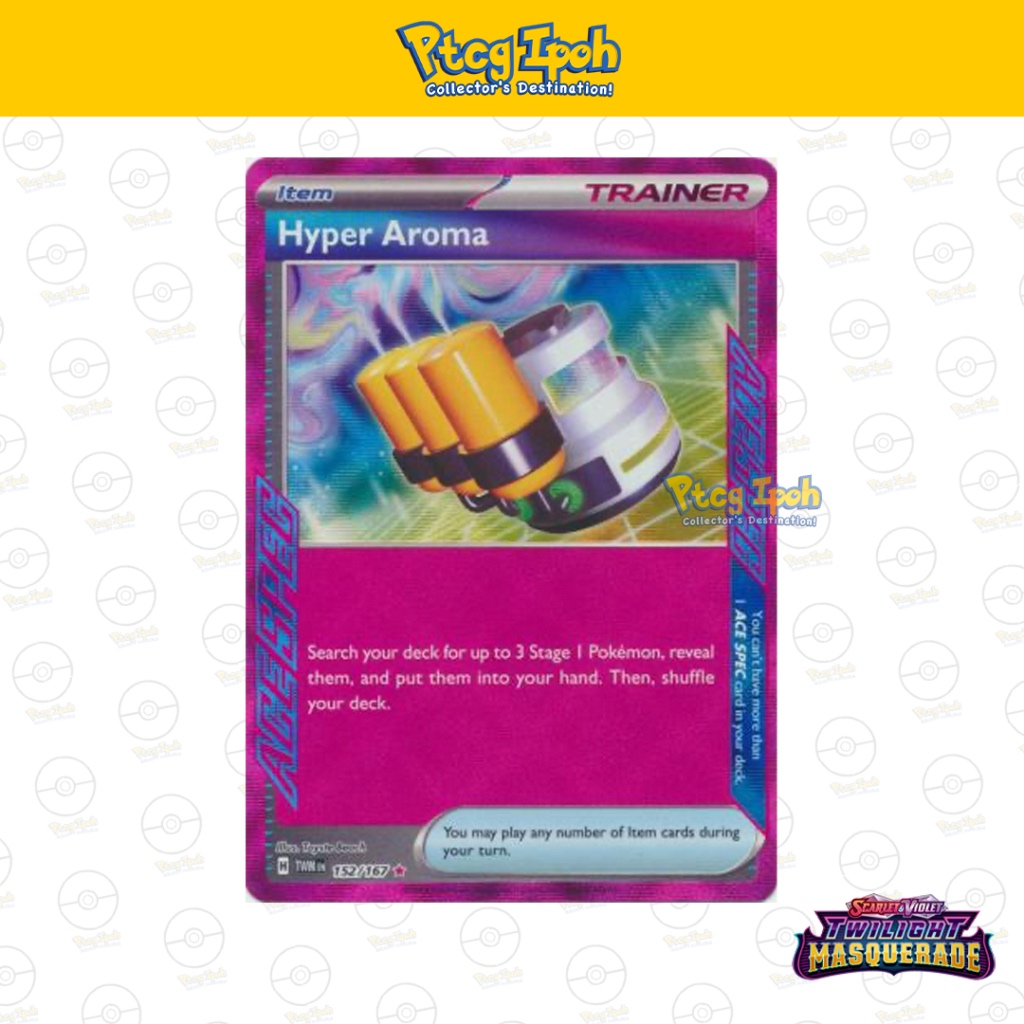 [Pokémon TCG] Twilight Masquerade: Hyper Aroma - 152/167 - Ace Rare ...