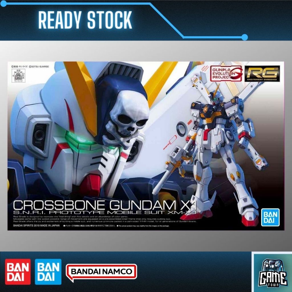 Bandai RG 1/144 031 XM-X1 Crossbone Gundam X1 | Shopee Malaysia