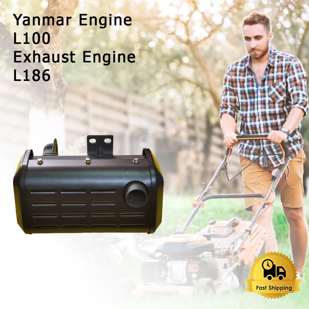 Yanmar Engine L100 Exhaust China Engine L186 Muffler Ekzos pipe ...