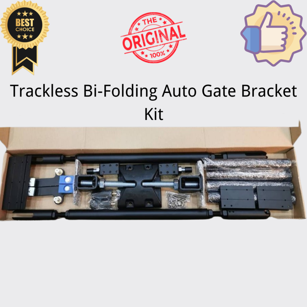AutoGate Trackless Bi-Folding Auto Gate Bracket Kit | Shopee Malaysia