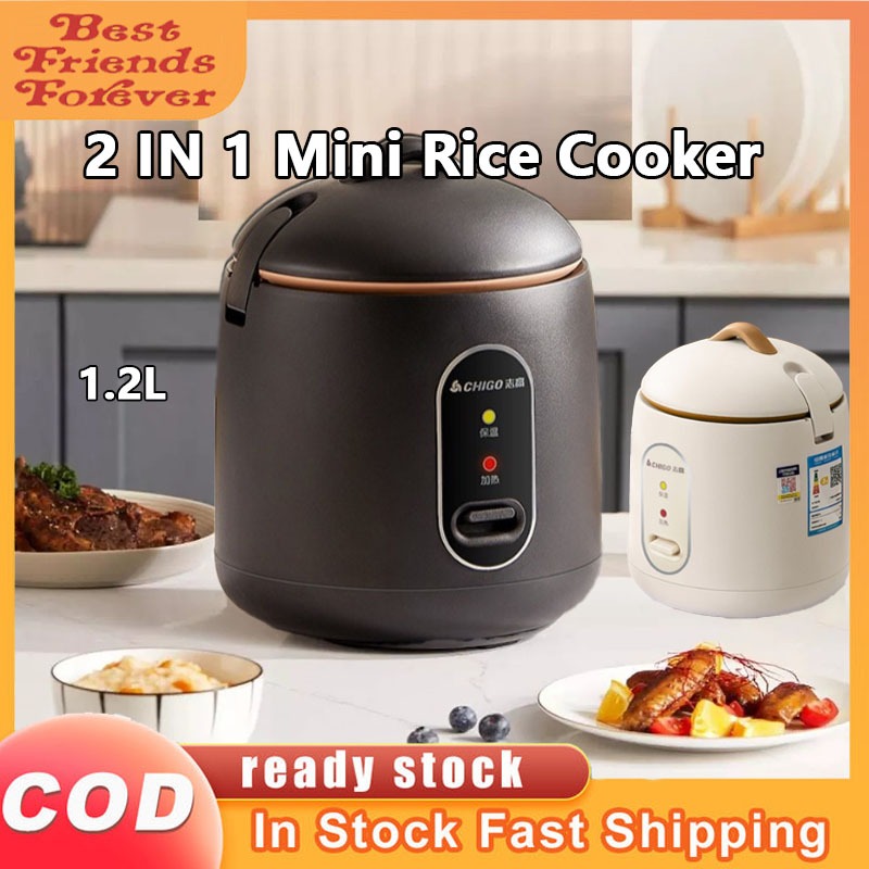 BFF 24SS CHIGO 2 IN 1 Mini Rice Cooker Periuk Nasi Elektrik Kecil ...