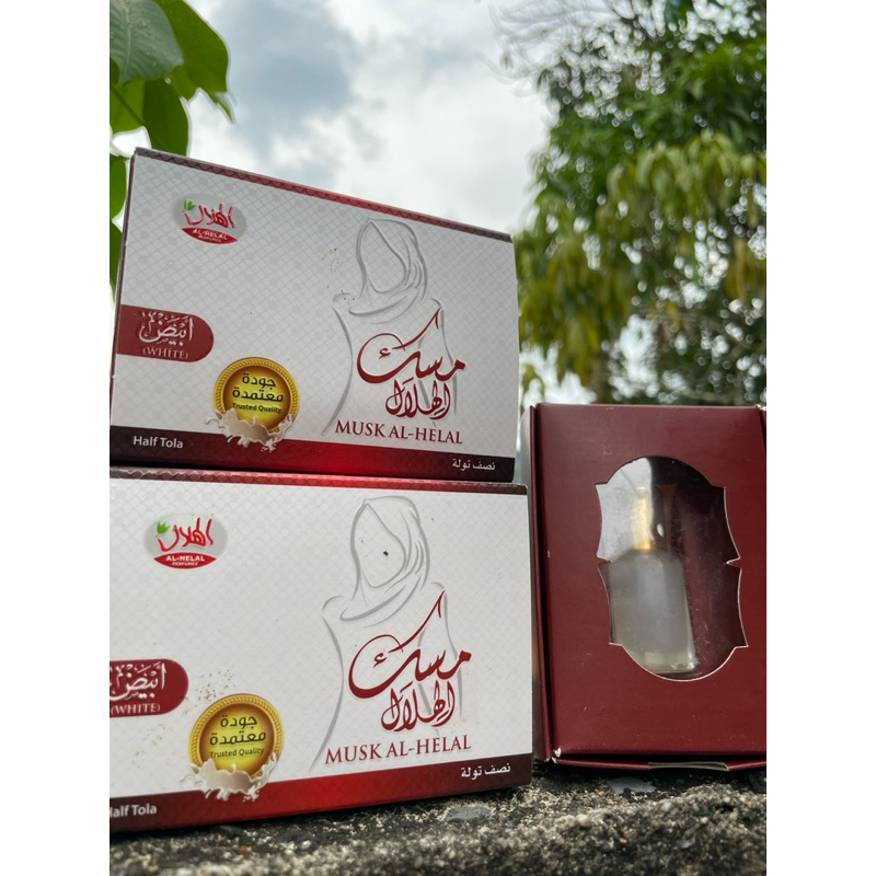 MUSK AL TAHARA WHITE (AL HELAL) ARABIAN PERFUME OIL PERFUME FREE FROM ...