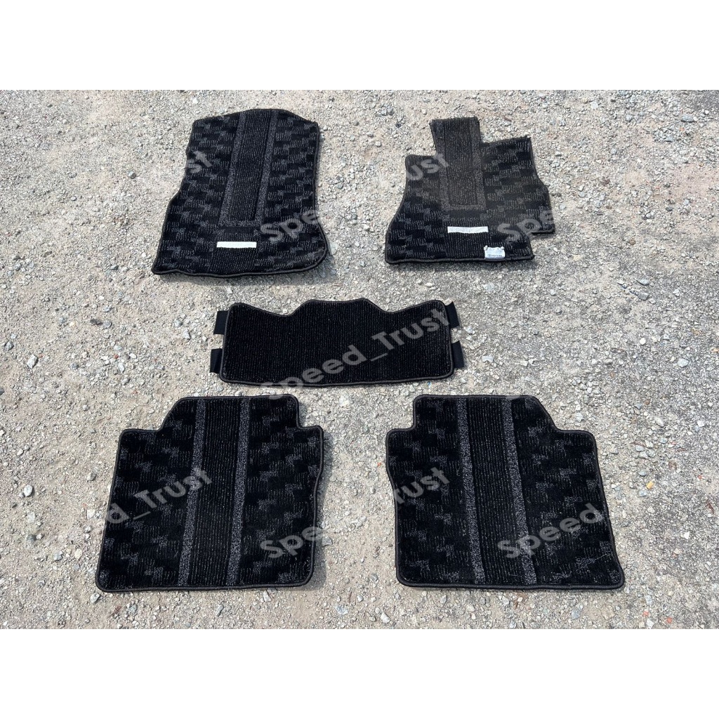 Original Japan (Good Condition) USED Karpet Carpet Hitam Mats Floor Mat ...