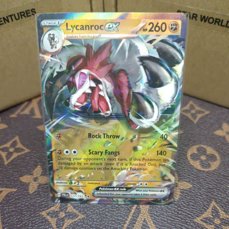 Lycanroc ex - 117/193 Ultra Rare (Paldea Evolved) Pokemon TCG Card 2023 ...