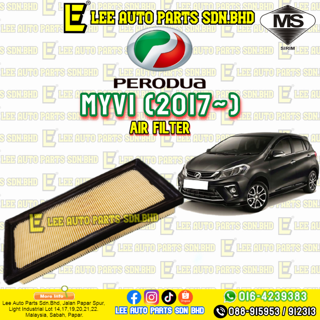 PERODUA MYVI (2017~) AIR FILTER | Shopee Malaysia
