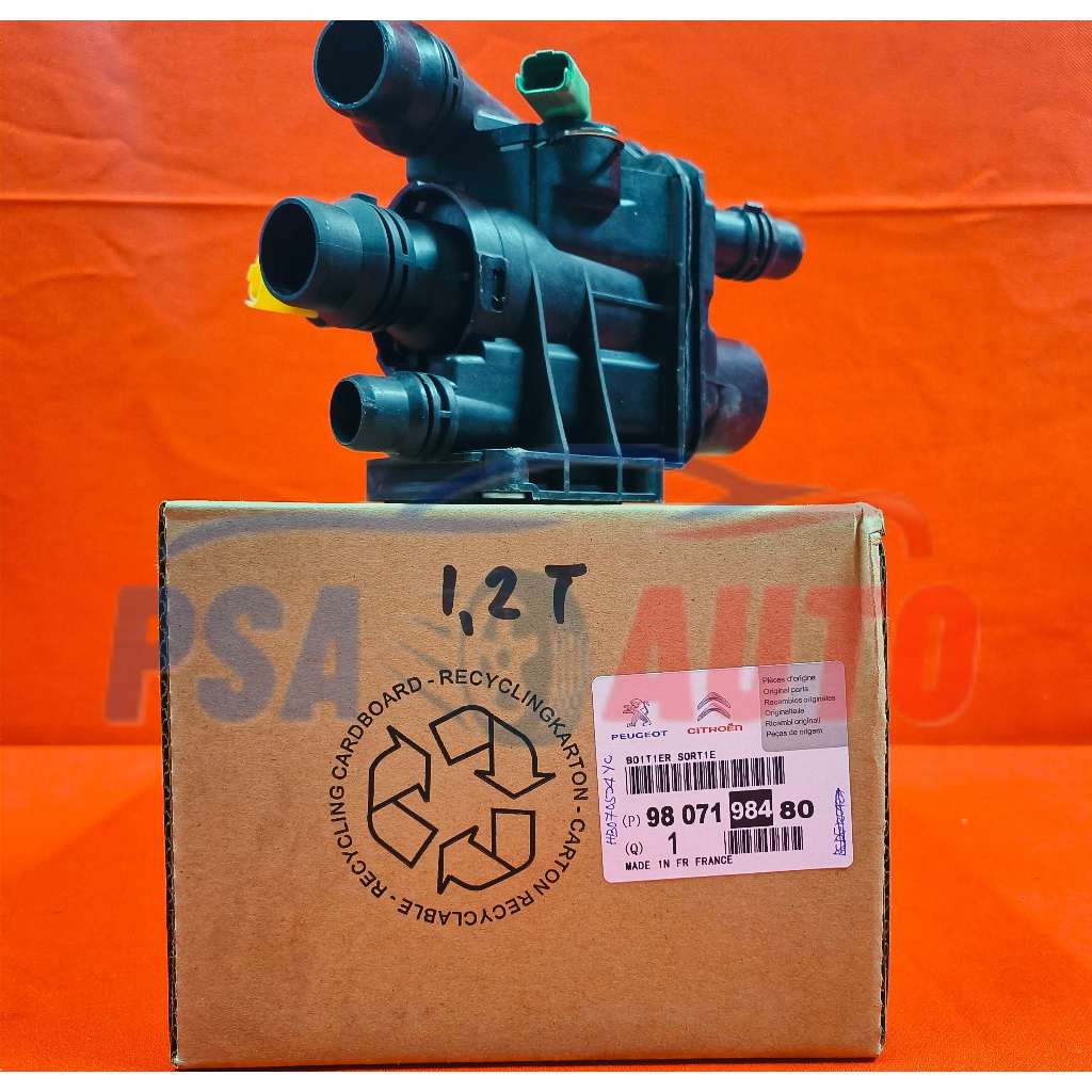 Thermostat Housing (9807198480) for Peugeot 208/1.2 408/T93 2008/A94 ...