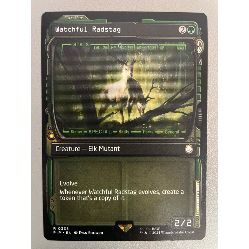 MTG:Fallout (PIP) R0335 - Watchful Radstag | Shopee Malaysia