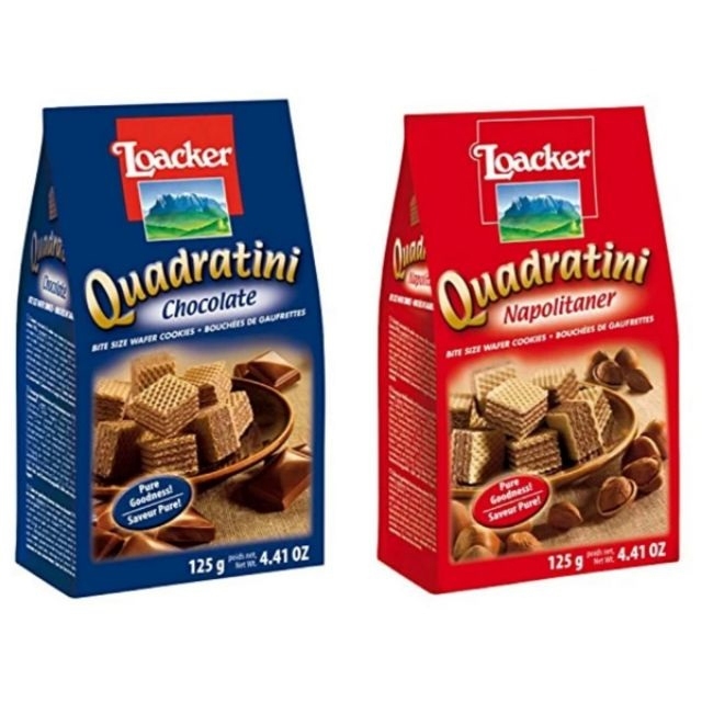 Loacker Quadratini Napolitaner Chocolate Assorted 125gm | Shopee Malaysia