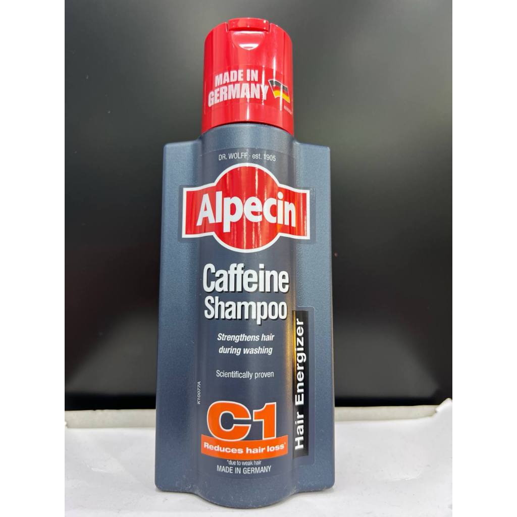 Alpecin Caffeine Shampoo (250ml) - MADE IN GERMANY - STRENGTHENS HAIR ...