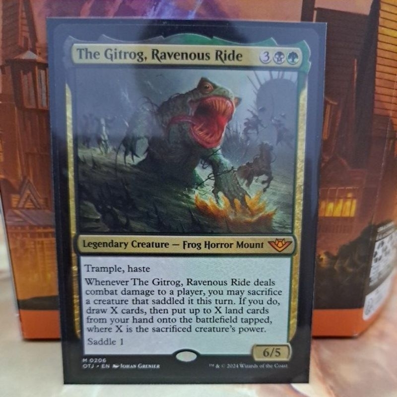 MTG The Gitrog, Ravenous Ride (OTJ)(Mythic) | Shopee Malaysia