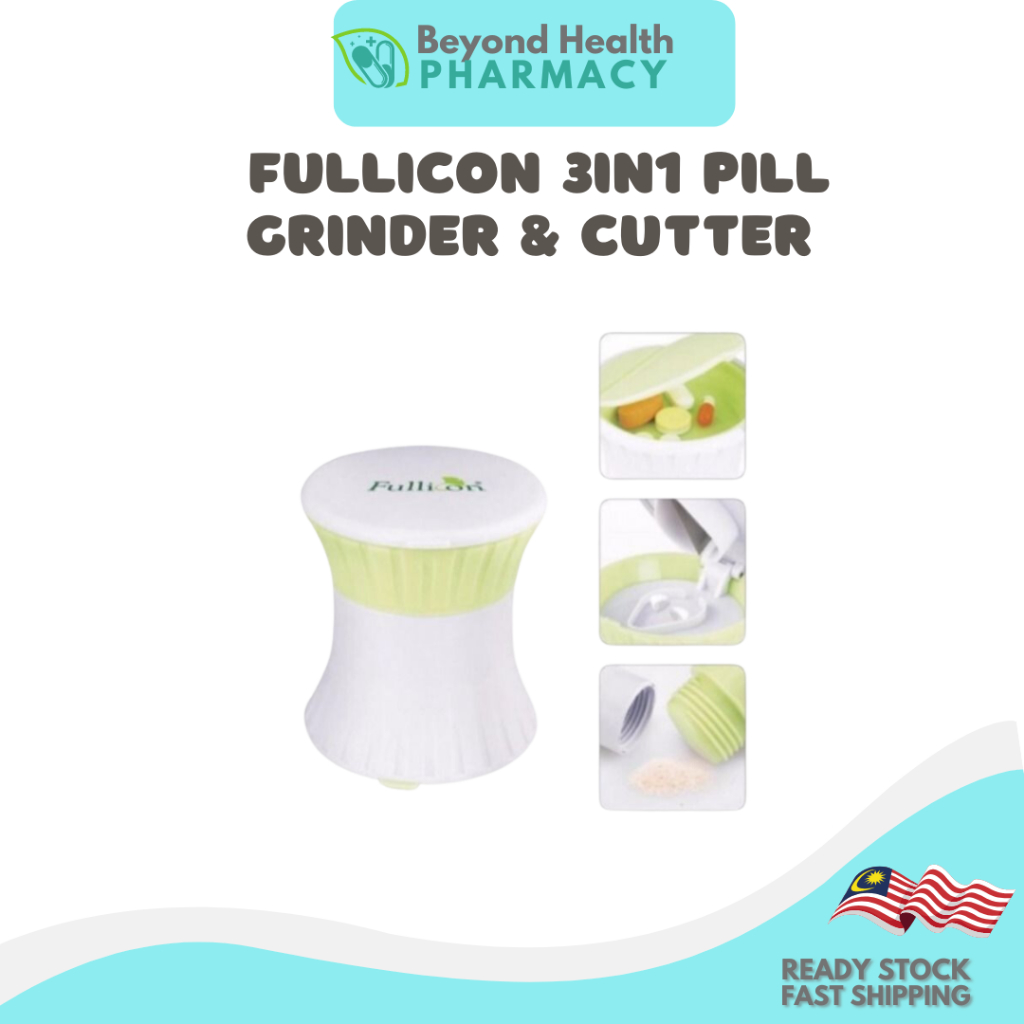 FULLICON 3 IN 1 PILL GRINDER & CUTTER | Shopee Malaysia