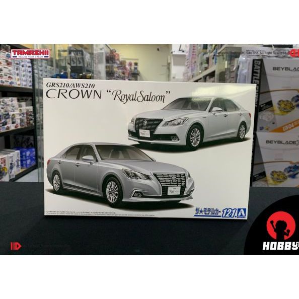 Aoshima Toyota GRS210 / AWS210 Crown Royal Saloon G `15 (Scale 1/24) | Shopee Malaysia