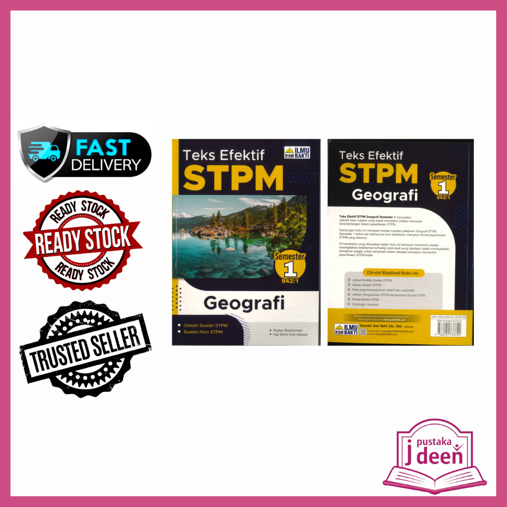 JDEEN BUKU LATIHAN STPM. GEOGRAFI SEM.1 - TEKS EFEKTIF 2024 | Shopee Malaysia