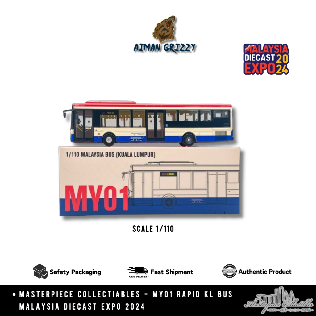 Masterpiece Collectibles Scale 1/110 Rapid KL & MRT Bus Malaysia ...