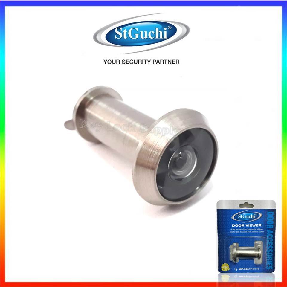 St Guchi SGAC-DV3776 Door Viewer 180 Degree Wide Viewing Angle Door Eye ...