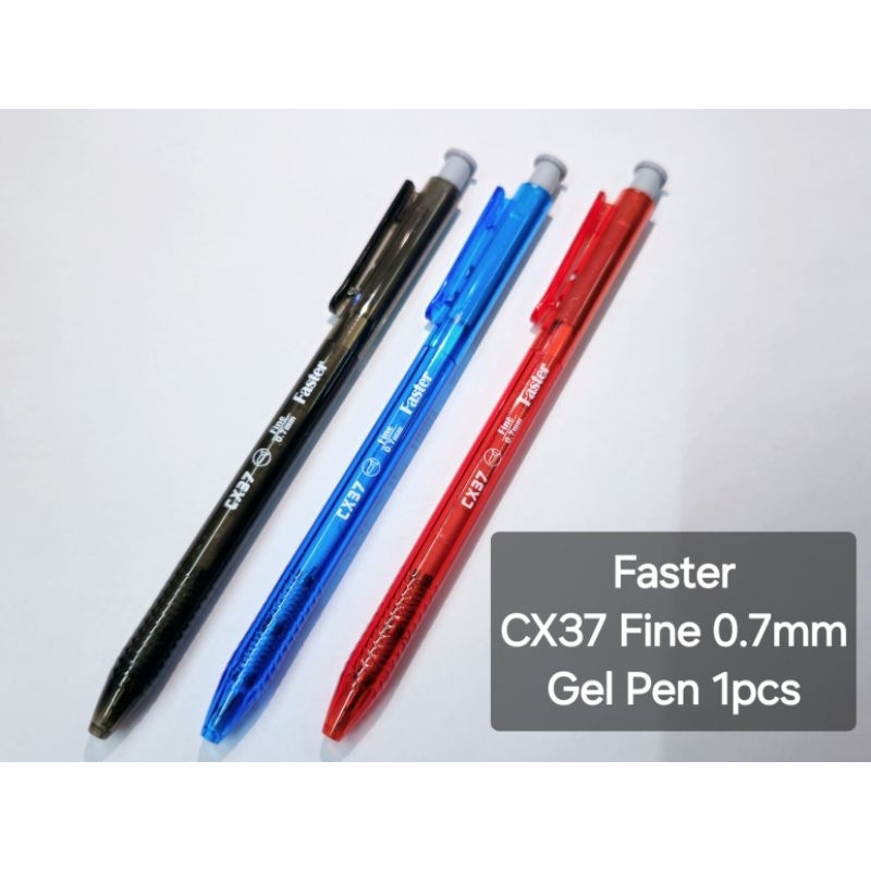 Faster CX37 Ball Pen 0.7mm Semi-Gel Retractable Ball Pen 1pcs | Shopee ...