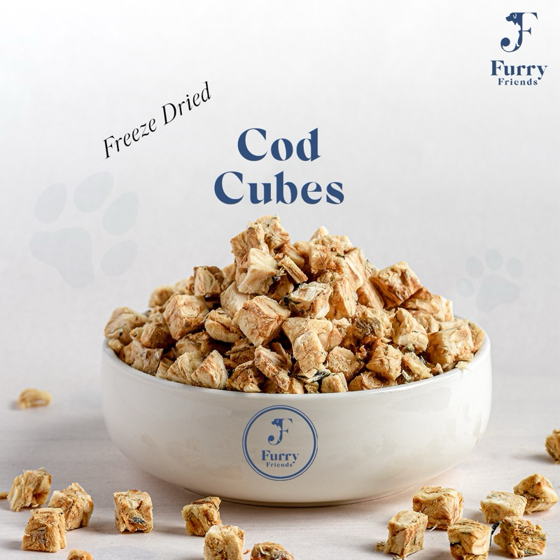 Cod - Furry Friends Freeze Dried Pet Food Cat/Dog Treats 50g (Makanan ...