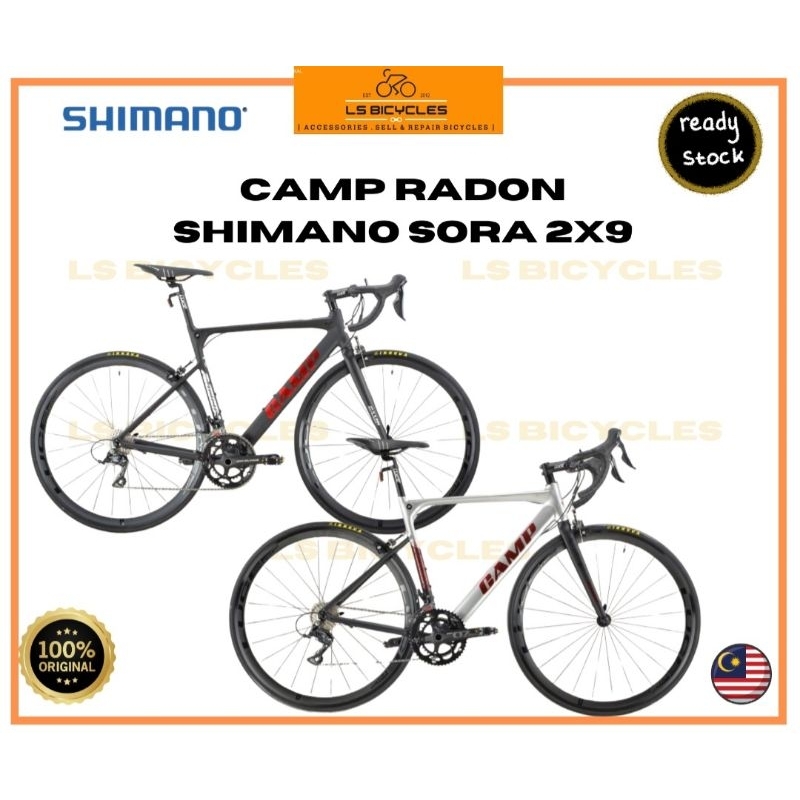 New CAMP Radon Road Bike Shimano Sora 18Sp Alloy Light Weight Road ...