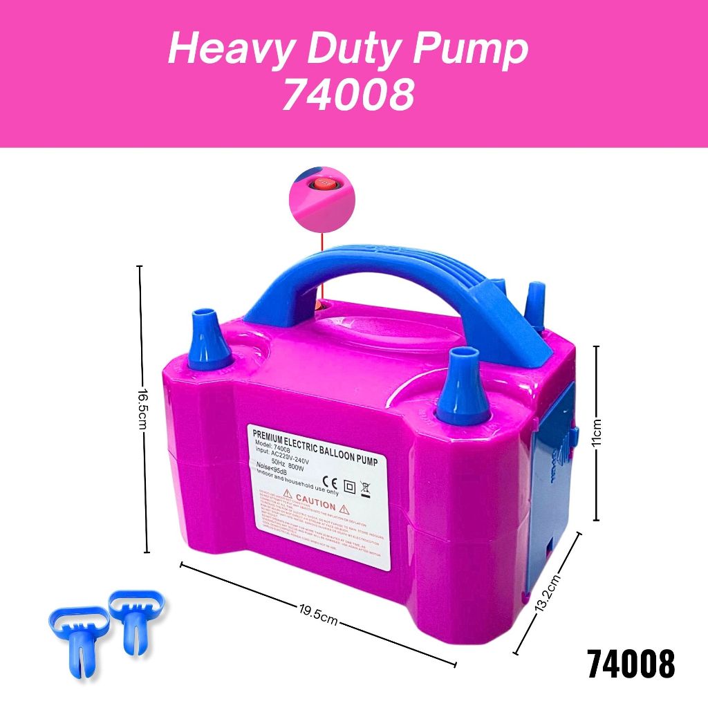 73005 Electric Balloon Pump Nozzle Portable Inflator High Speed Air ...