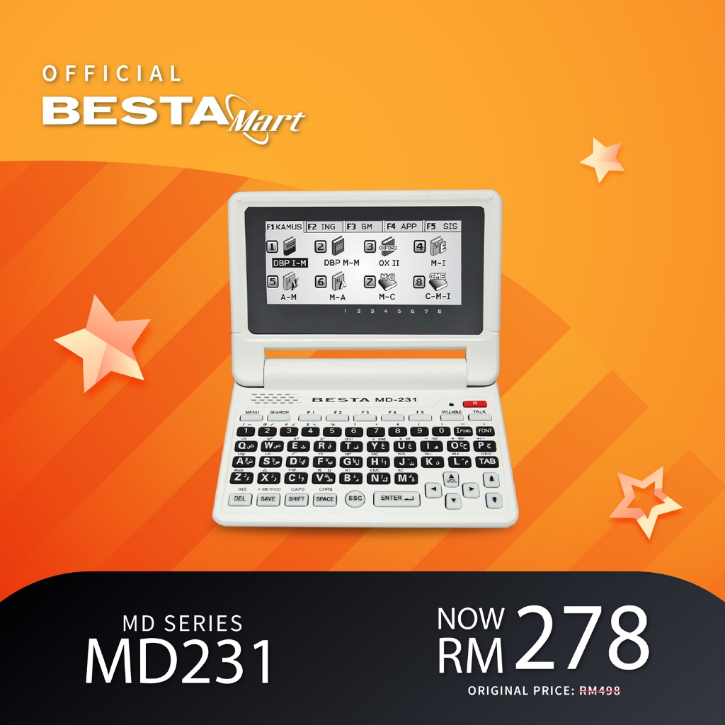 Besta electronic dictionary MD231 / Besta Kamus Elektronik MD231 | Shopee Malaysia