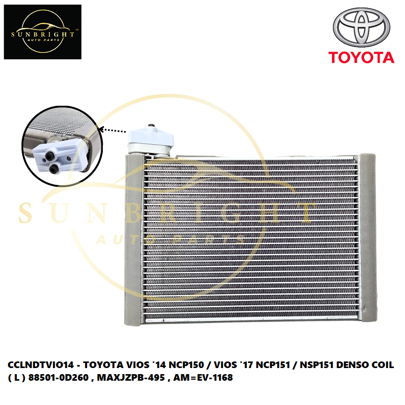 TOYOTA VIOS '14 NCP150 / VIOS '17 NCP151 / NSP151 DENSO COIL ( L ...
