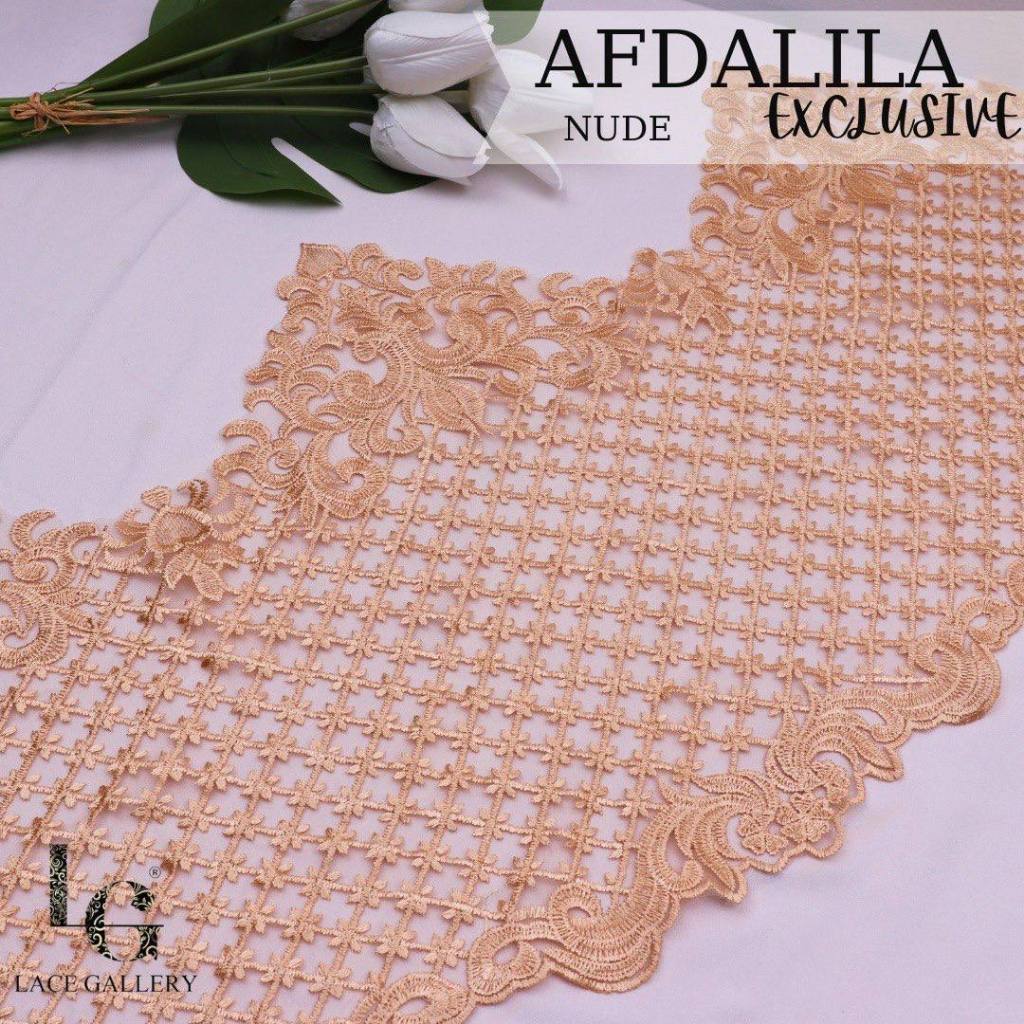 🔥 AFDALILA EXCLUSIVE BORDER LACE BAJU RENDA KAIN AKSESORI PAKAIAN ...
