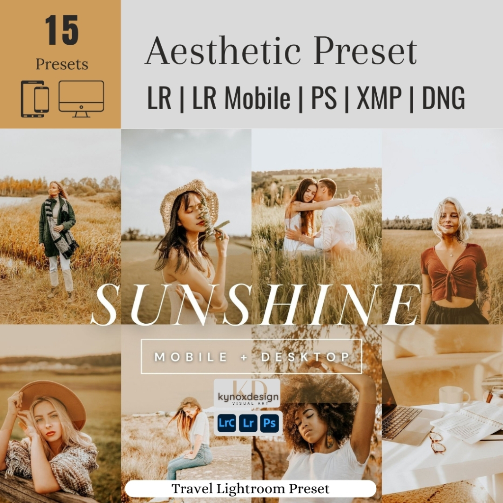 [Lightroom Preset] Aesthetic Preset - Sunshine for LR/LR(mobile)/PS ...