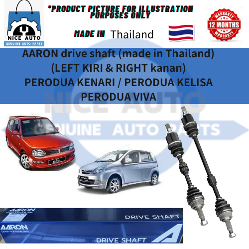 PERODUA KENARI / PERODUA KELISA / PERODUA VIVA DRIVE SHAFT (LEFT KIRI ...