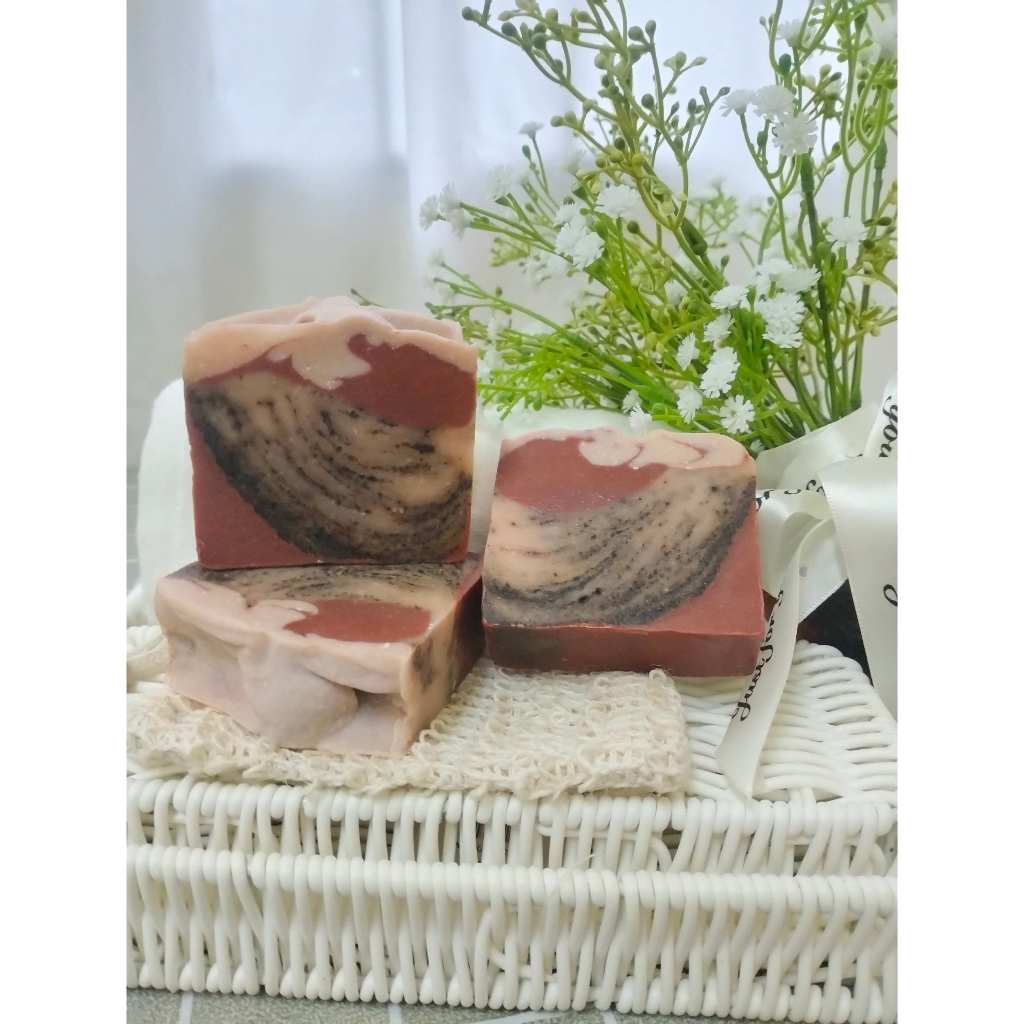Sabun-Handmade Soap Rose Clay & Shea Butter/Cold-prosessed soap/Natural ...