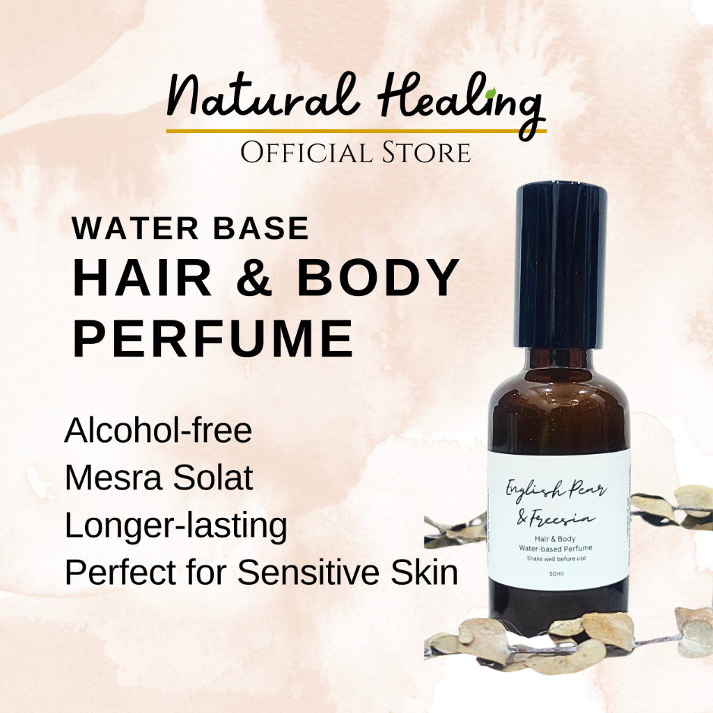 NATURAL HEALING Body Mist Hair Mist Perfume Original Hair Perfume EDP ...