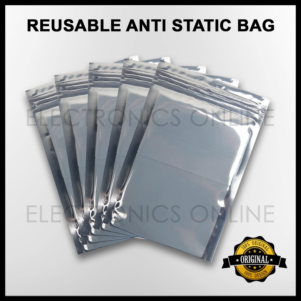 20PCS/LOT Anti Static Bag Reusable Anti static Bag Resealable Anti ...