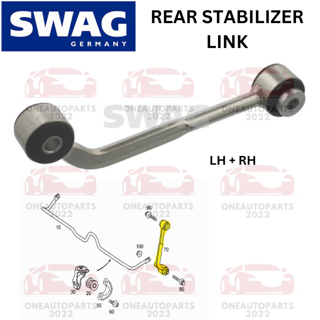 SWAG GERMANY REAR BELAKANG STABILIZER LINK MERCEDES BENZ W203 C180K ...