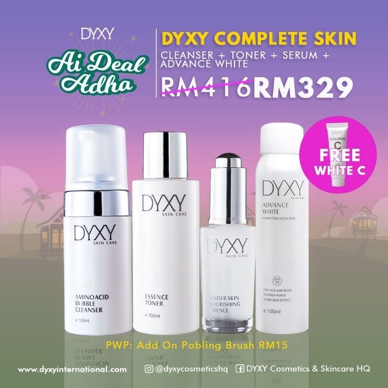 💯 [𝙊𝙍𝙄𝙂𝙄𝙉𝘼𝙇 𝙃𝙌] DYXY COSMETICS & DYXY SKINCARE MAKEUP SET | Shopee Malaysia