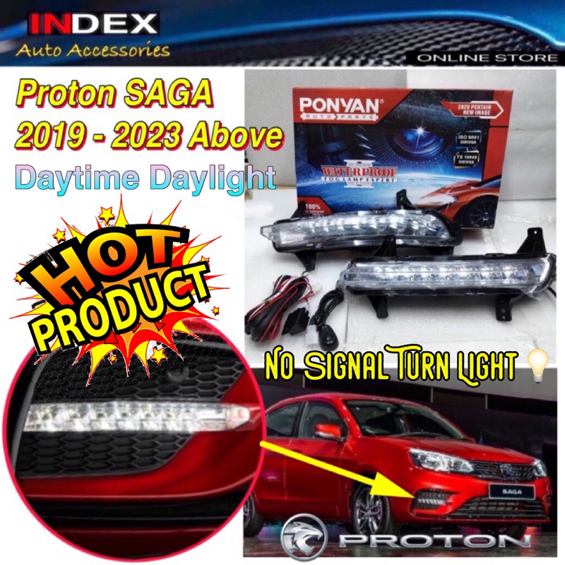 Pentair Ponyan Proton Saga 2019 -2024 Above OEM Daylight LED /Pair ...