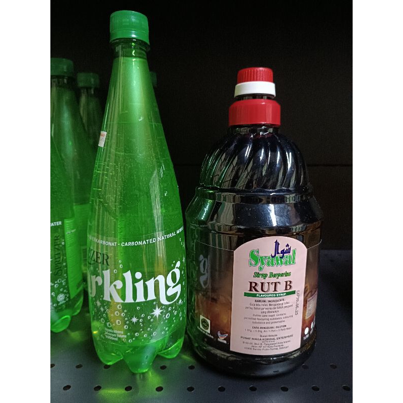 Kordial syawal 2 liter Combo flavour (sparkling water 1liter) | Shopee ...