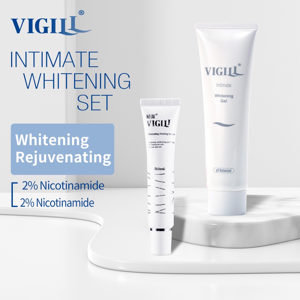 【Whitening Set-Combo】VIGILL Intimate Whitening Gel 100ML & Intimate Whitening firming serum 30ML ...